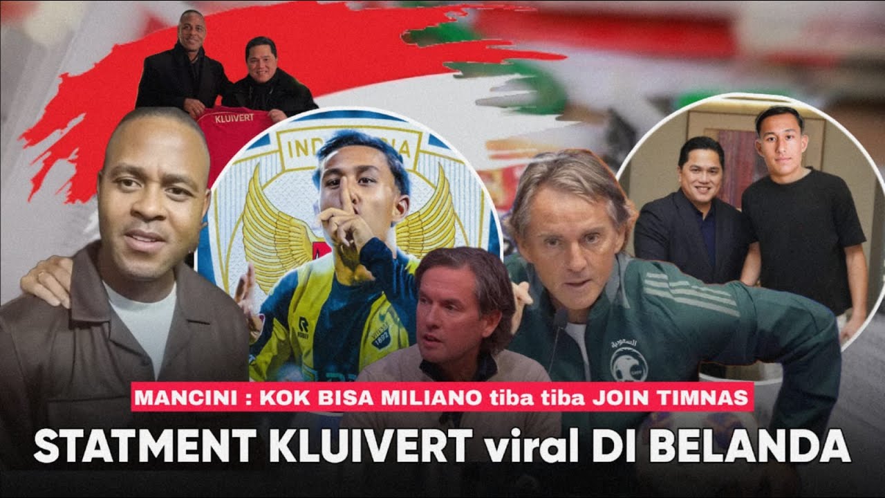 Statement Kluivert Viral di Belanda, Mancini : Mereka Beneran sulit di ...