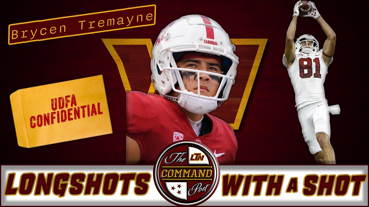 Washington Commanders UDFA Confidential | Longshots w/A Shot To Make the Roster: WR Brycen ...