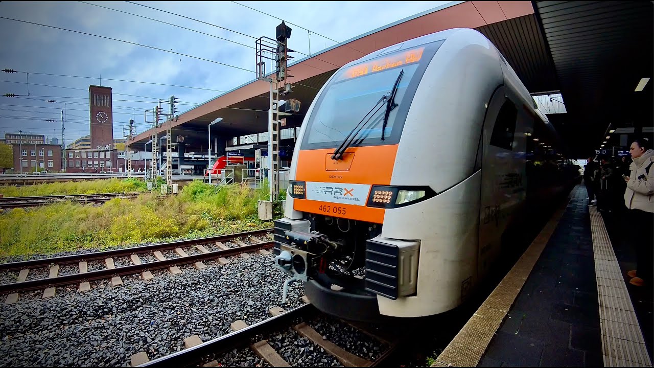 RE 1 (RRX) Zugfahrt: Düsseldorf Hbf ️ Köln Hbf |Mit dem RE 1 durchs ...