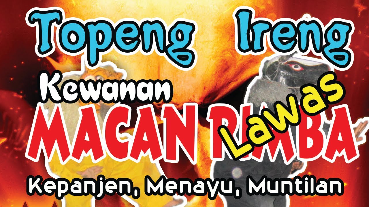 Dayakan Topeng ireng kewan macan rimba - YouTube