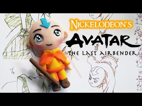 Avatar Aang Chibi Polymer Clay Tutorial / Arcilla Polimérica - YouTube