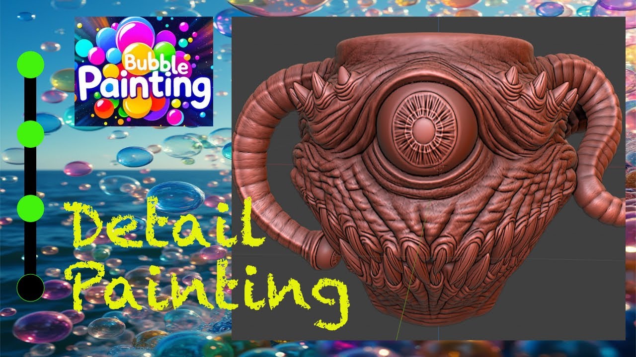 Monster eye mug - teeth and eyes! - YouTube