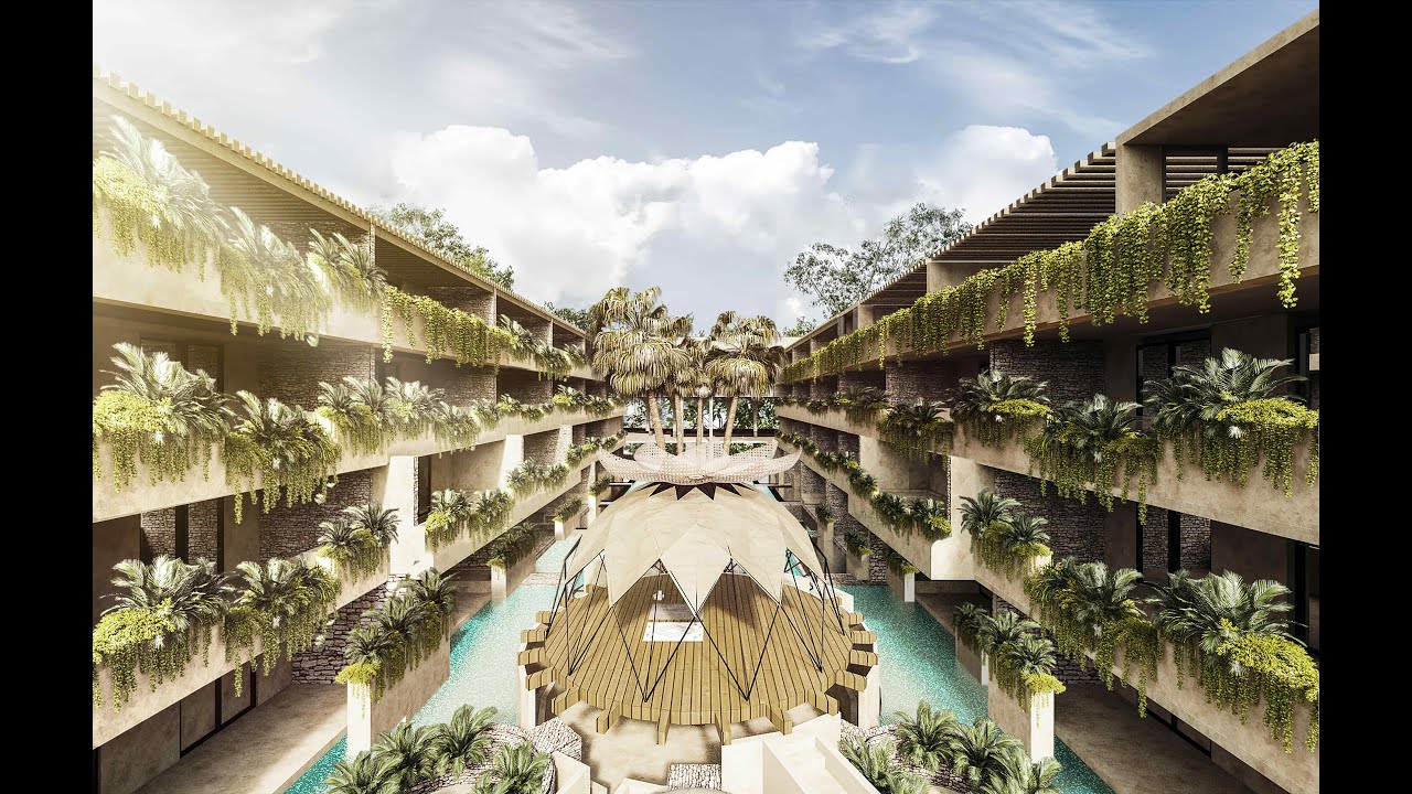 DESARROLLO EN ALDEA ZAMÁ TULUM - TOUR VIRTUAL - YouTube