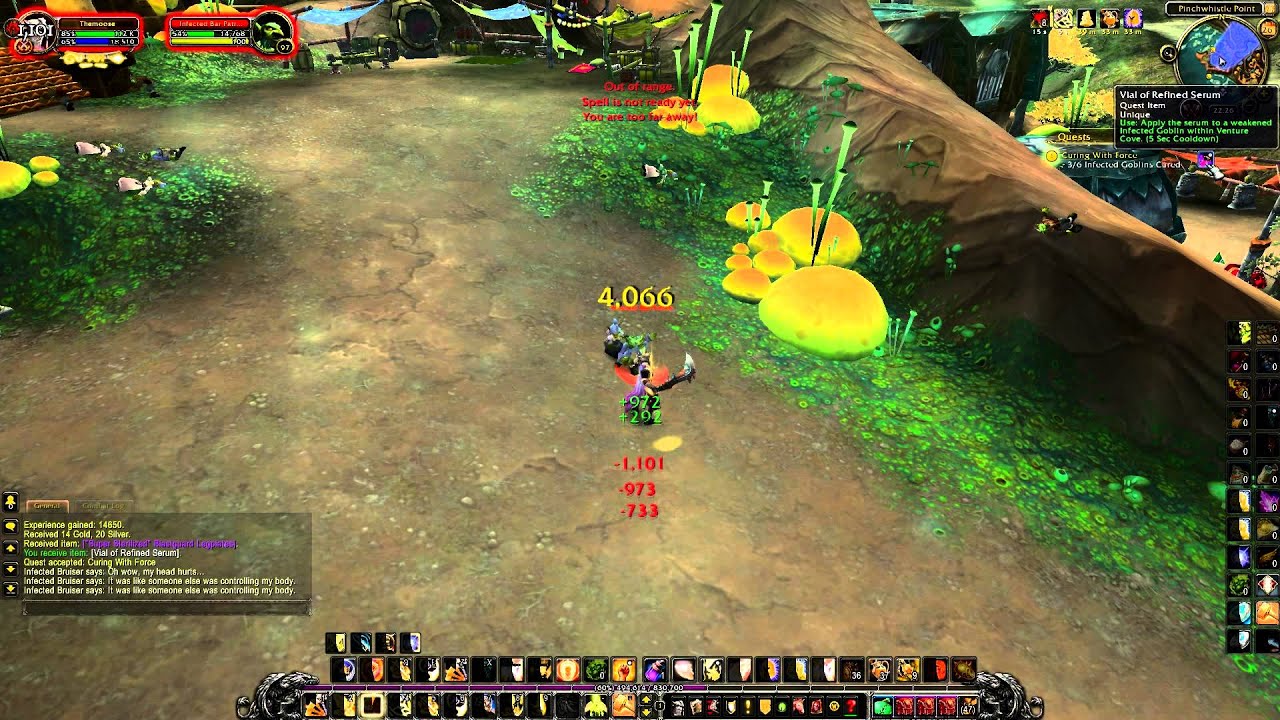 CataQuests.com - Curing With Force (WoD Beta - Horde) - YouTube