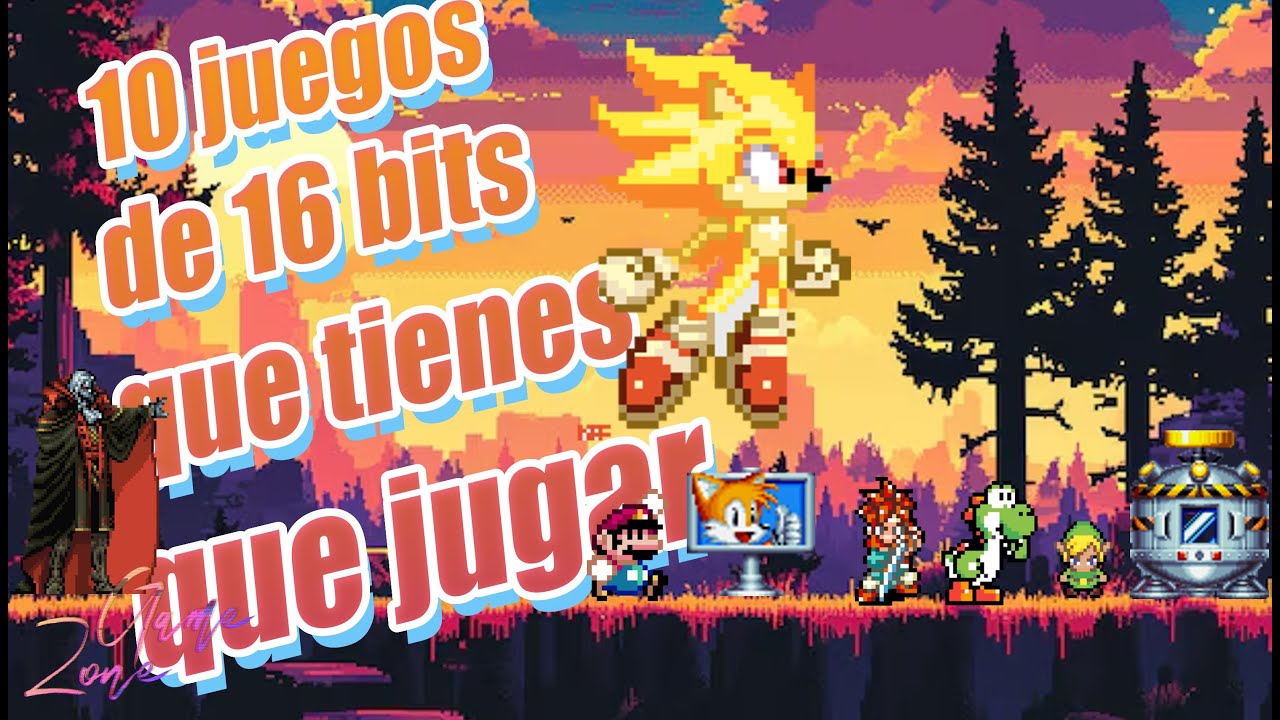 ¡10 JUEGOS DE 16 BITS que Tienes que JUGAR si Aún No Lo Has Hecho ...