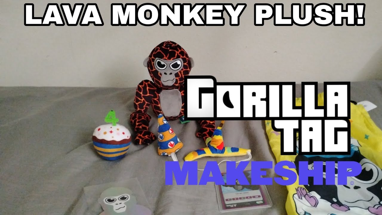 UNBOXING NEW LAVA MONKEY PLUSH! (Gorilla Tag & Makeship) - YouTube