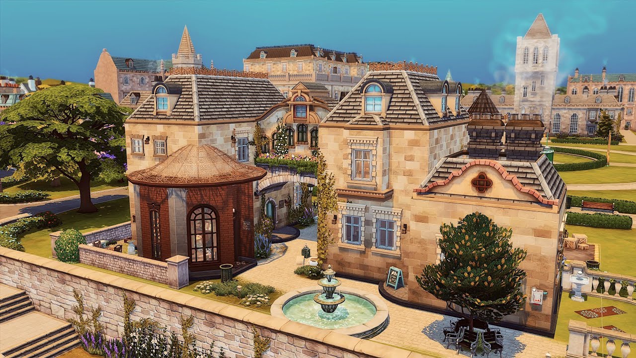 U-Brite Commons No CC| The Sims 4 Discover University | Speed Build ...