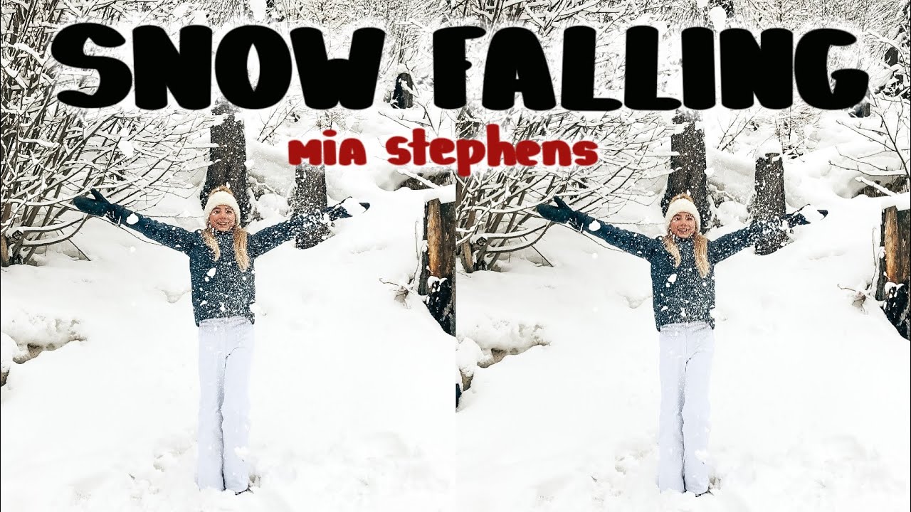 SNOW FALLING - OFFICIAL LYRIC VIDEO 2020 (original christmas song by ...