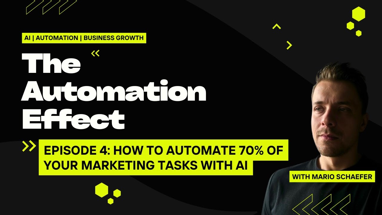 How to Automate 70% of Your Marketing Tasks with AI -The Automation ...