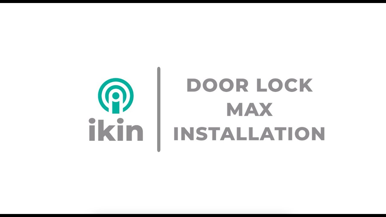 Ikin Door Lock Max Installation - YouTube