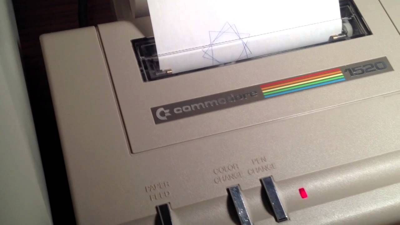 Commodore 1520 Plotter - YouTube