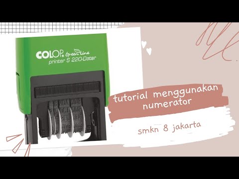 TATA CARA MENGGUNAKAN NUMERATOR - YouTube