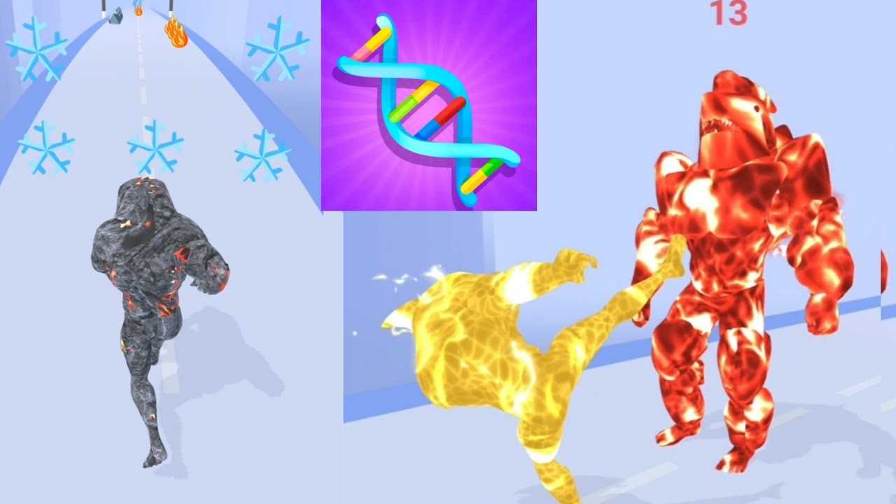 DNA EVOLUTION 3D || LEVEL 4 to 5 || All Levels Walkthrough Gameplay ...