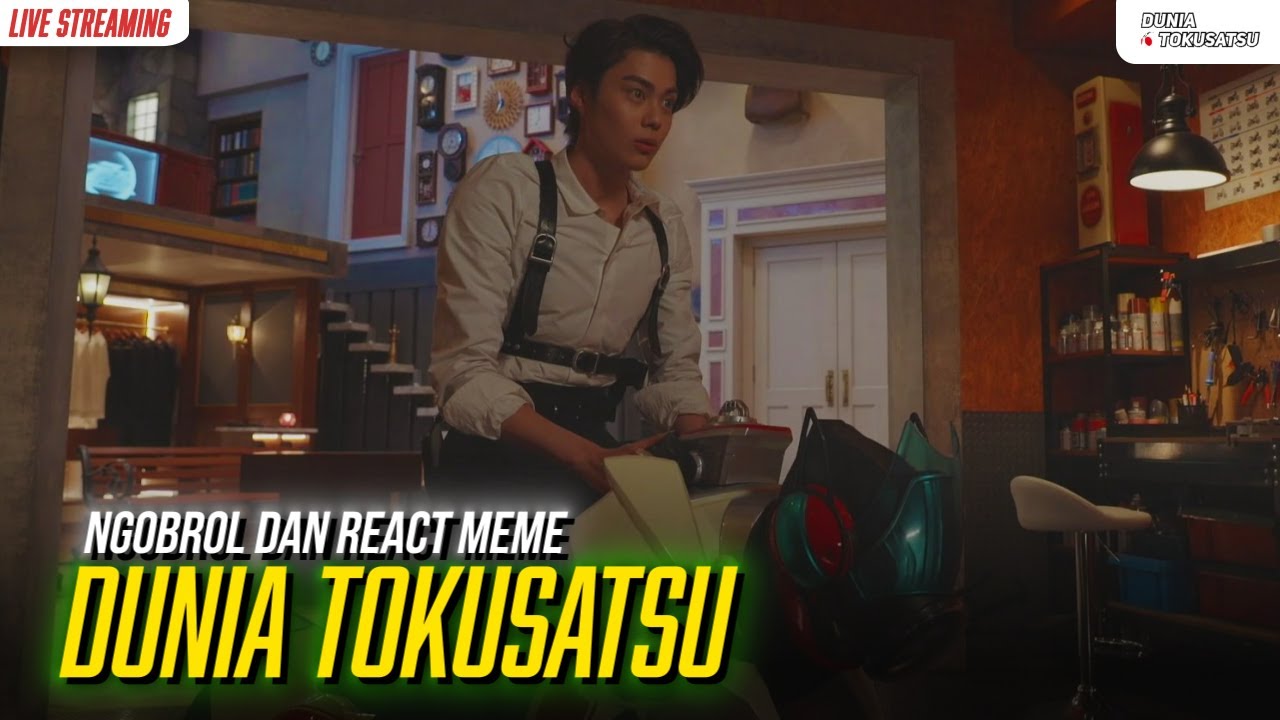 🔴[LIVE] REACT MEME DAN NGOBROL DUNIA TOKUSATSU! #mediashareon - YouTube