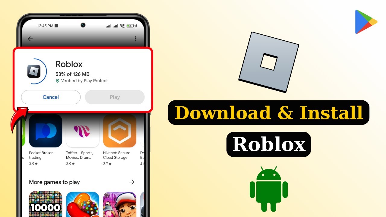 How To Download And Install Roblox App On Android | Set Up & Play ...