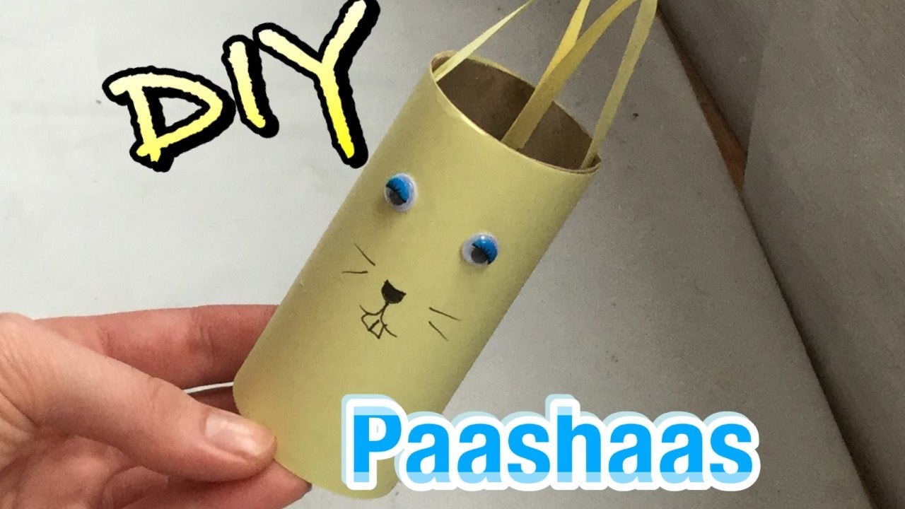 DIY PAASHAAS KNUTSELEN met een PAPIER & WC ROL (voor kinderen) | EASY ...
