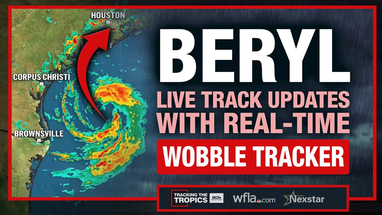 TROPICAL STORM BERYL: Track with Real-Time Wobble Tracker, Interactive Stream | Tracking the ...