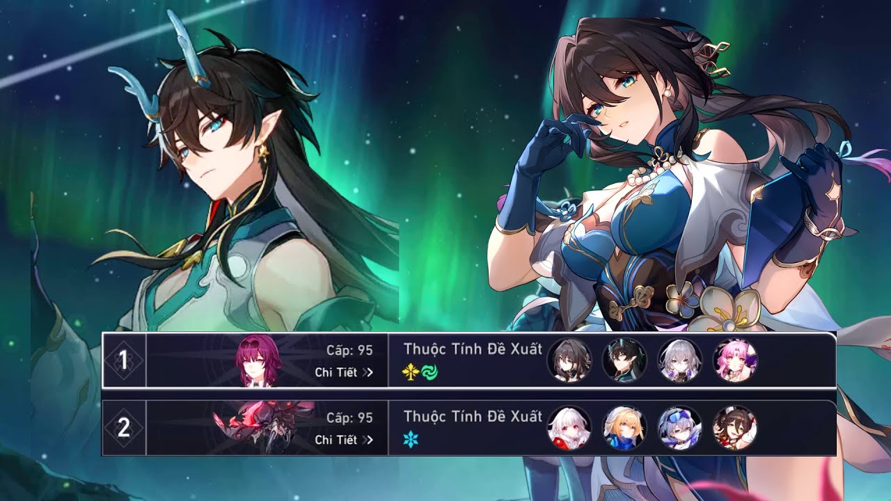 [honkai star rail ] Dan Heng IL & ruan mei Complete moc 12 with f2p ...