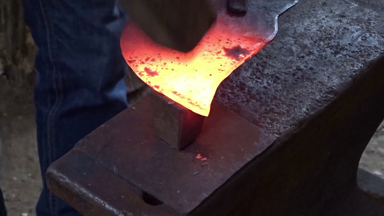 Forging simple steel bird - blacksmithing - YouTube