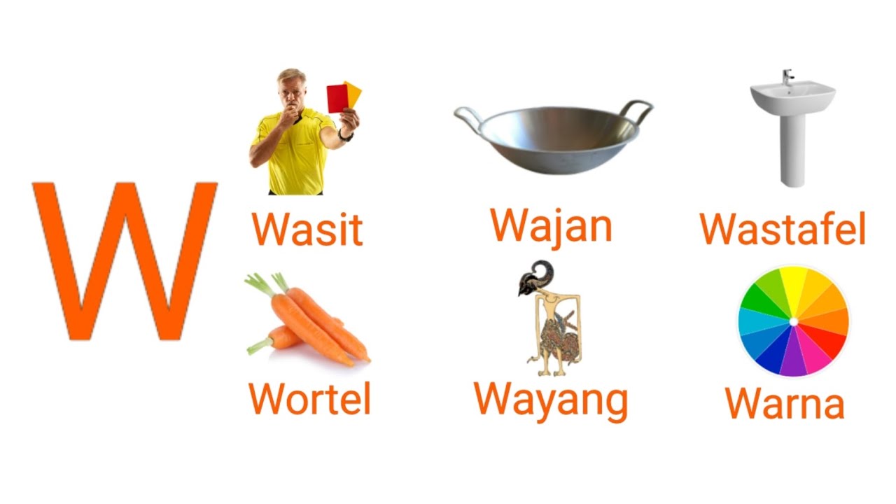10 Kata berawalan huruf W - YouTube