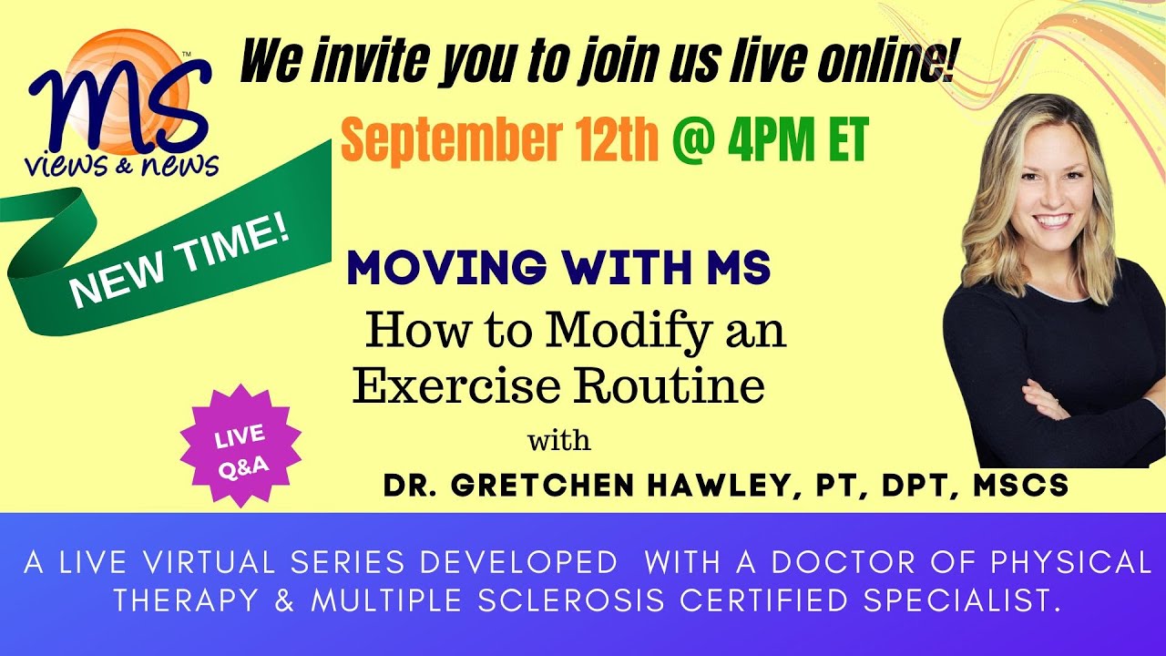Moving with MS-How to Modify an Exercise Routine - YouTube
