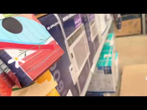 Air conditioners and fan available at Lowe’s and new window ac progress ...