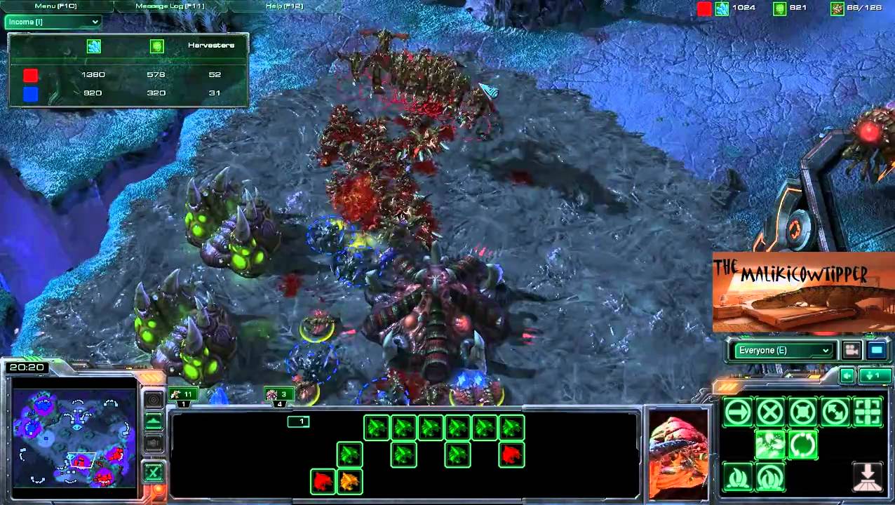 SC2 ZvZ: Malikicowtipper(Z) semi(Z) P2 - YouTube
