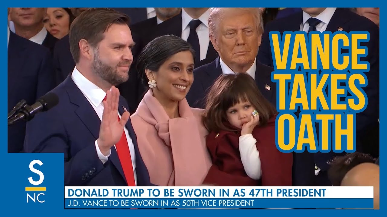 Vance Takes Oath of Office - YouTube