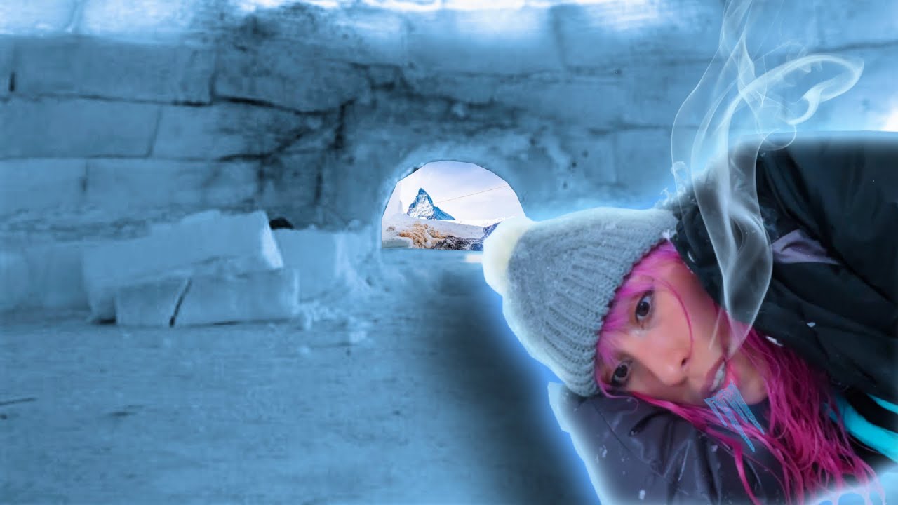 ¡CONSTRUÍ UN IGLU DESDE CERO! (Casi Mu3R0 Congelada) - YouTube