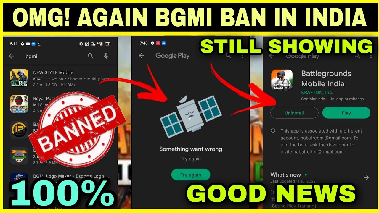 AGAIN BGMI BAN 😭😭 | BGMI BAN IN INDIA 😵 | AGAIN PUBG BAN IN INDIA - YouTube