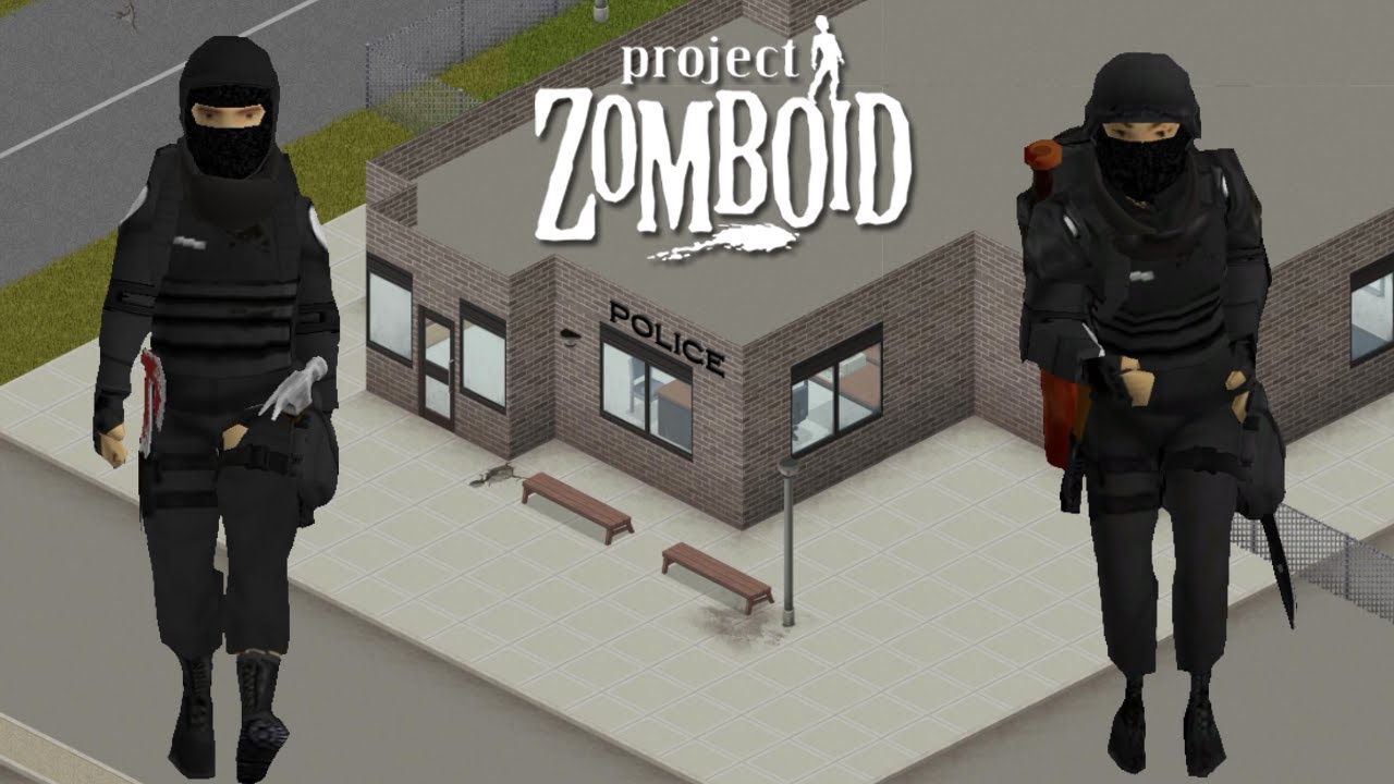 The Police Station! | Project Zomboid Modded EP 3 - YouTube
