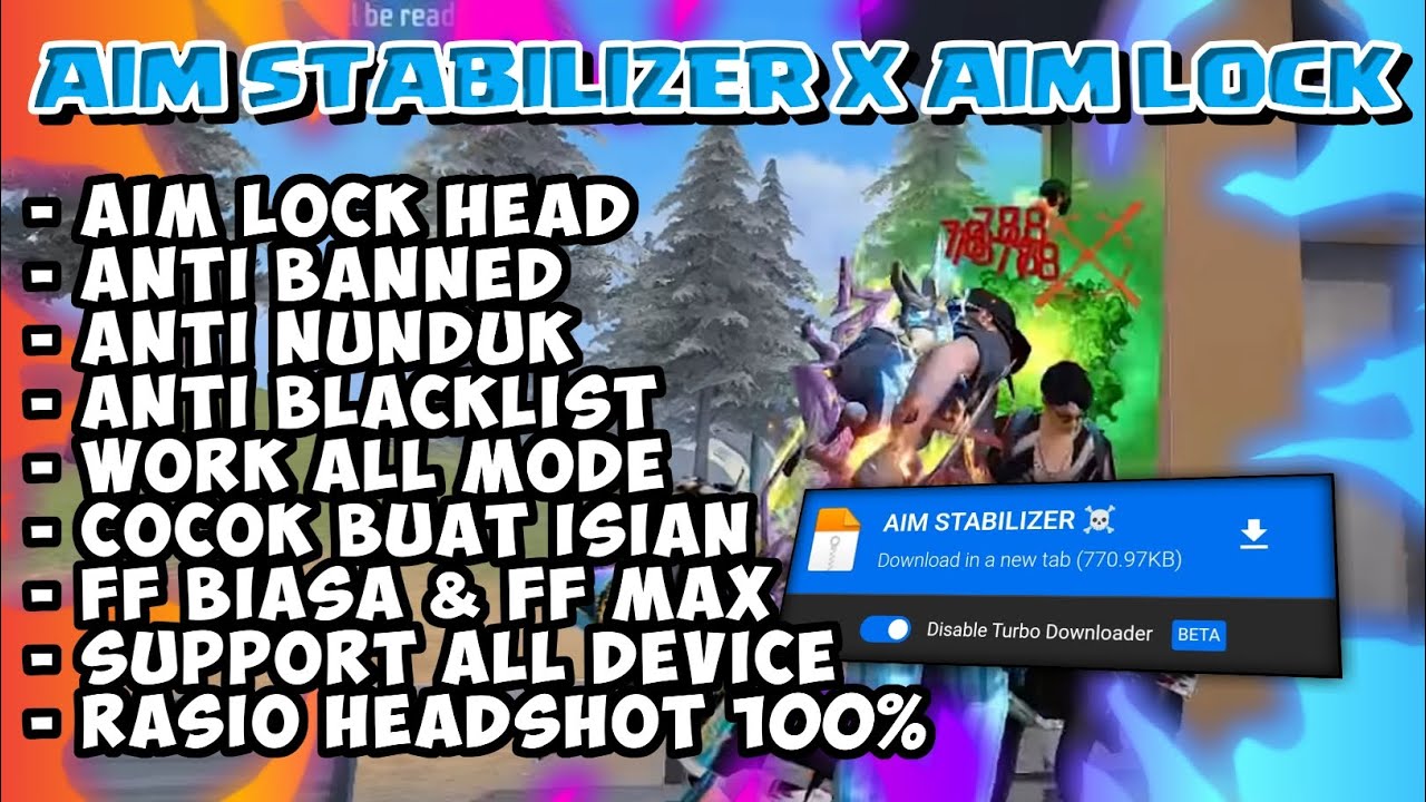 NEW UPDATE‼️ AIM STABILIZER X AIMLOCK AUTO HEADSHOT⚙️🇧🇷 ANTI BANNED ...