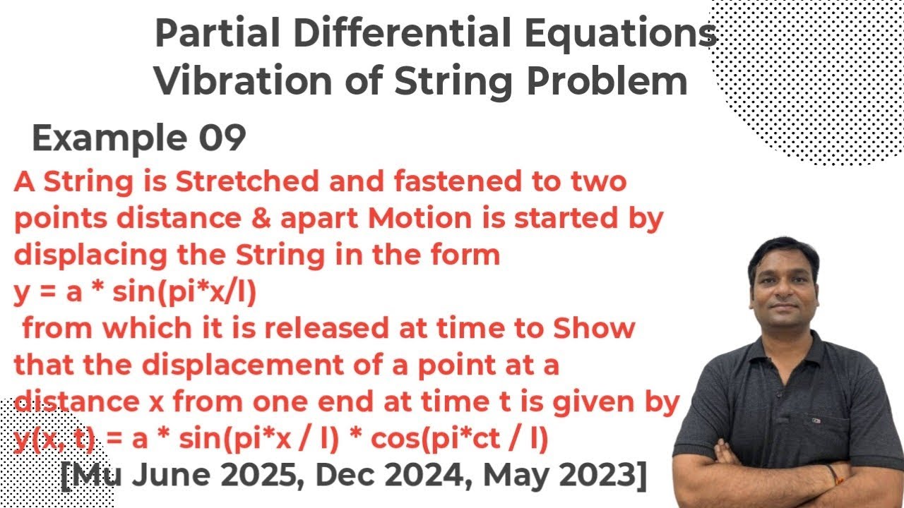 Example 09:- Vibration of String - YouTube