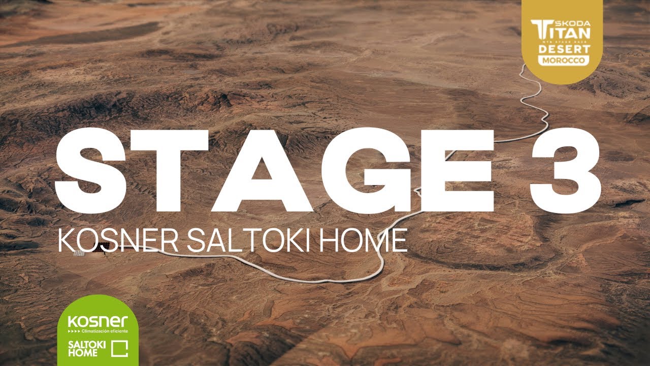 STAGE 3 - KOSNER - SALTOKI HOME I ŠKODA TITAN DESERT MOROCCO 2023 - YouTube