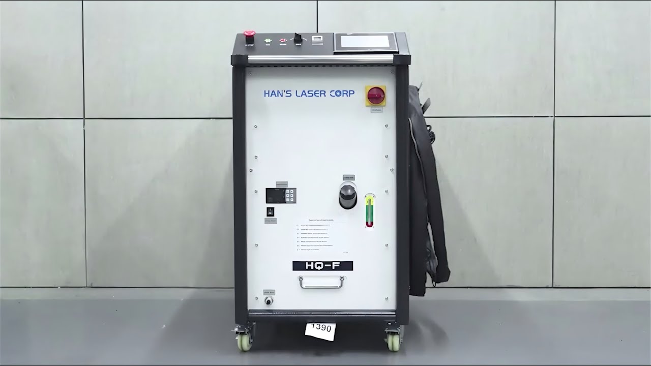 Handheld Laser Cleaning Machine | Han's Laser - YouTube