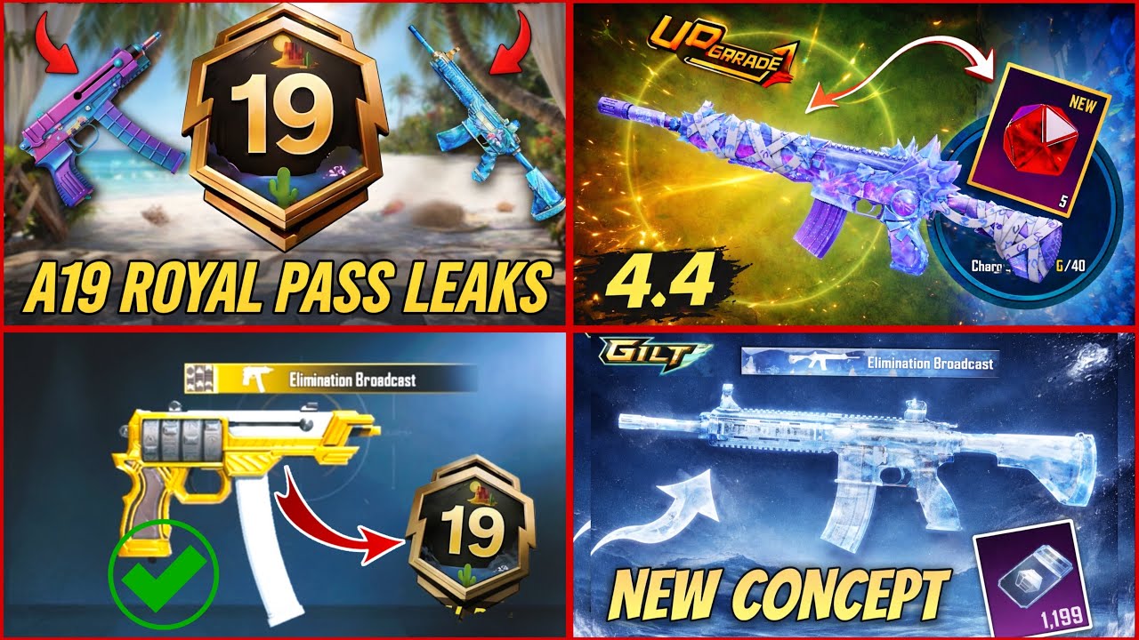 Sealed Nether M4 Return A19 Royal Pass Upgrade Guns 🛑 Next Classic ...
