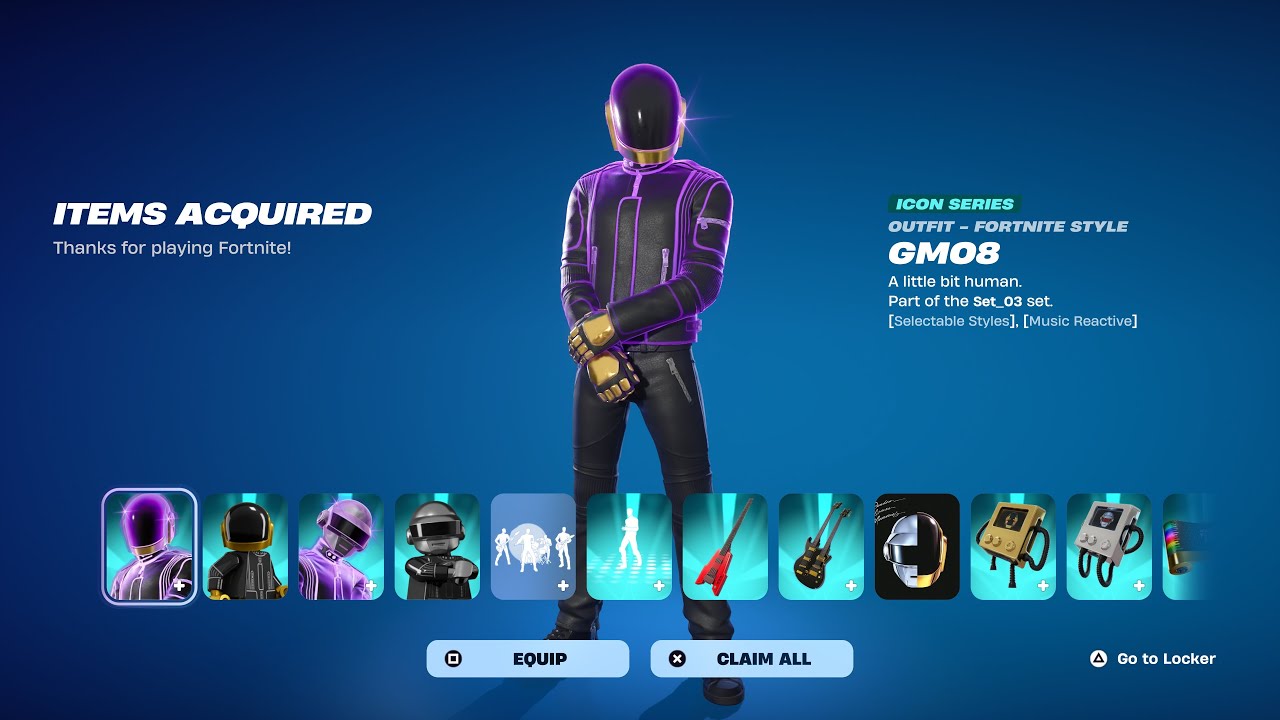 How To Get Daft Punk GM08 Skin For FREE! (Fortnite) - YouTube