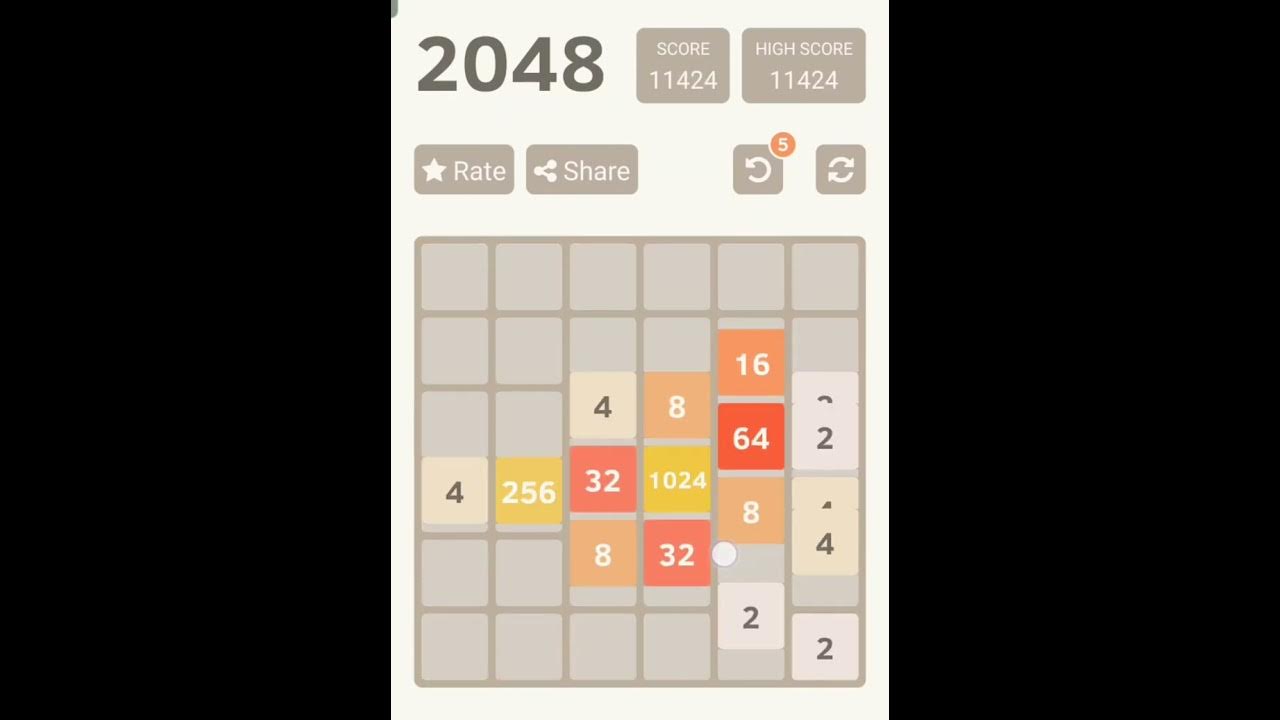 2048 | 6*6 | Game 2 - YouTube