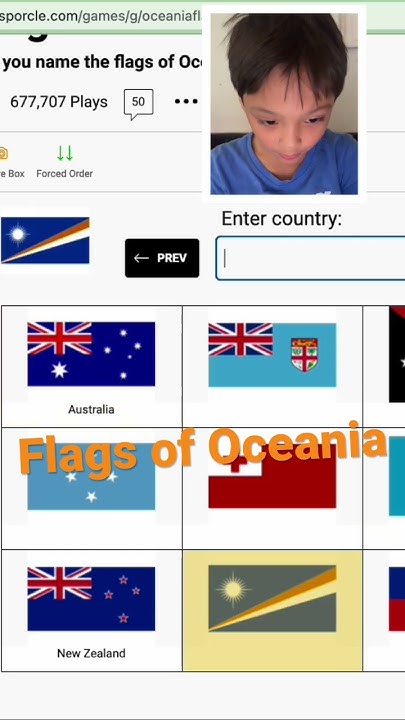 Flags Of Oceania Sporcle Geography Quiz Youtube