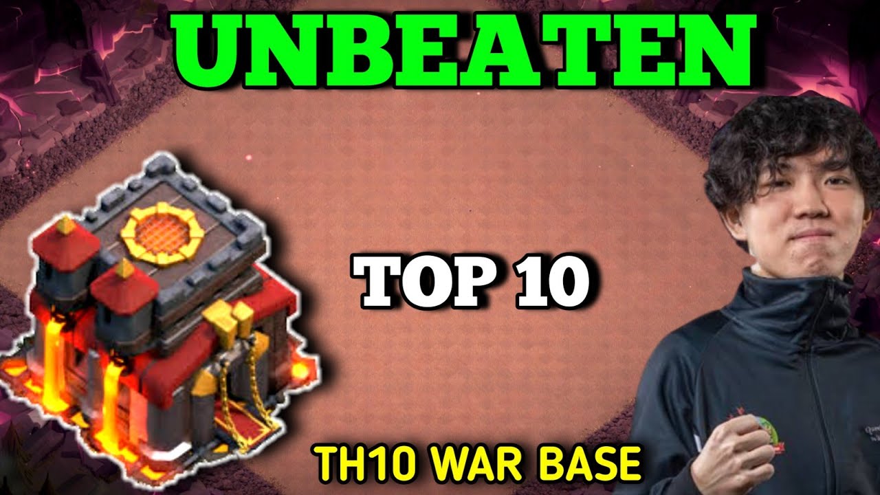 Top 10 Best! Th10 War Base With Link | Th10 Trophy/Farming Base | Base ...