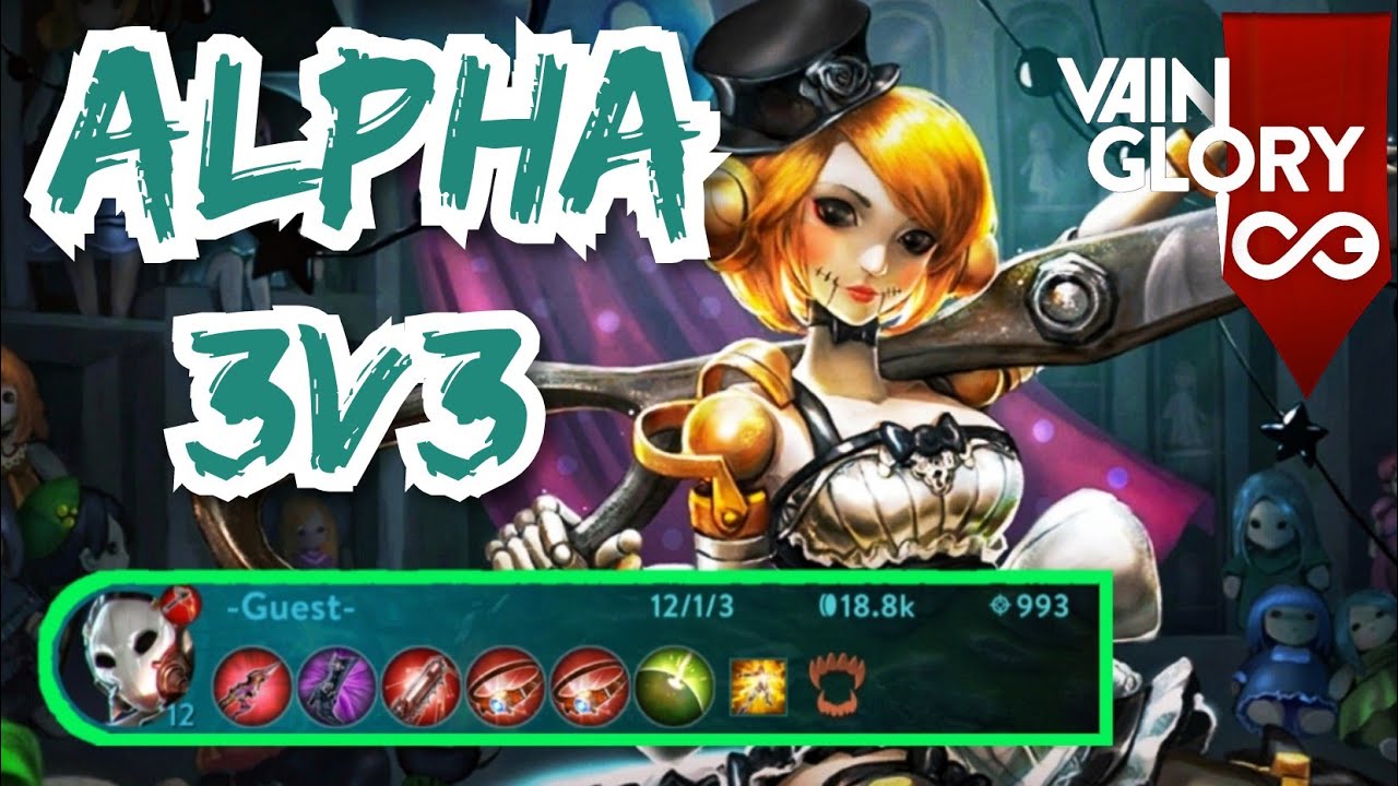ALPHA GAMEPLAY VAINGLORY 3v3 - YouTube