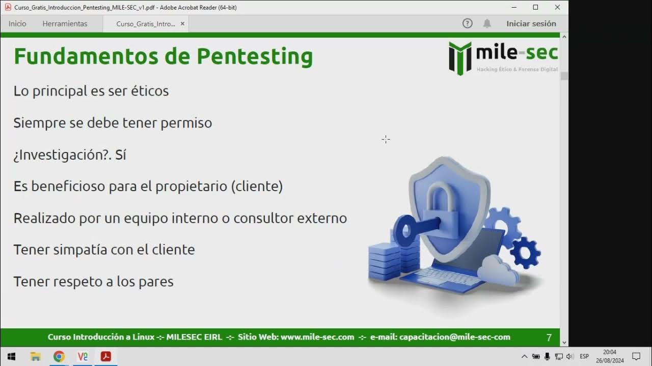 Curso Gratis Introducción al Pentesting - Sesión 1 - YouTube