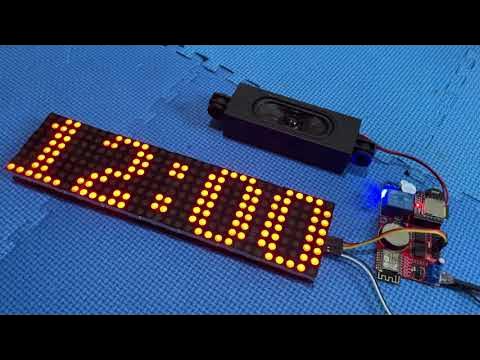 Jam Arduino Berbicara - Talking Clock Arduino Dot Matrix Max7219 - YouTube