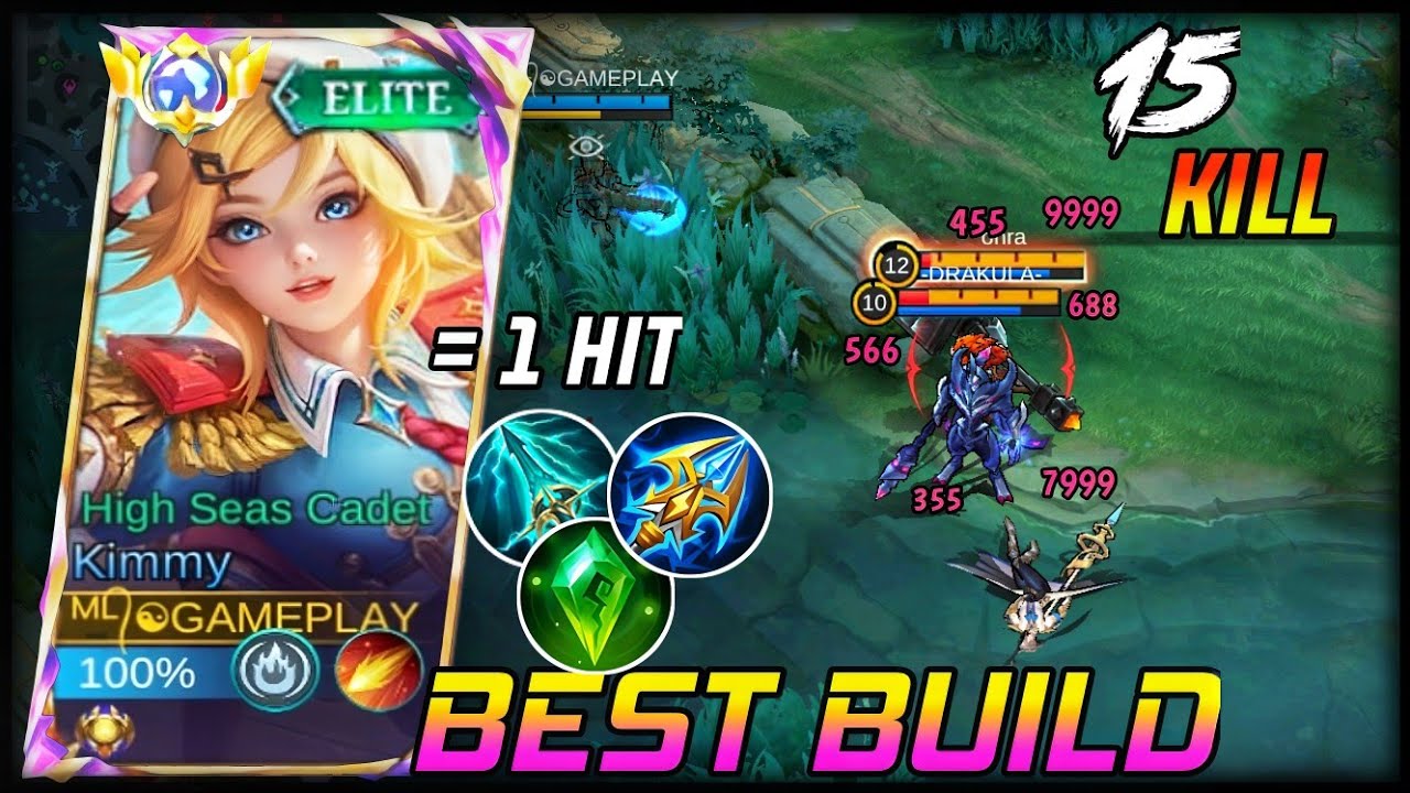 1 Hit Build Kimmy Best Build 2025 - How To One Shot With Kimmy gameplay ...