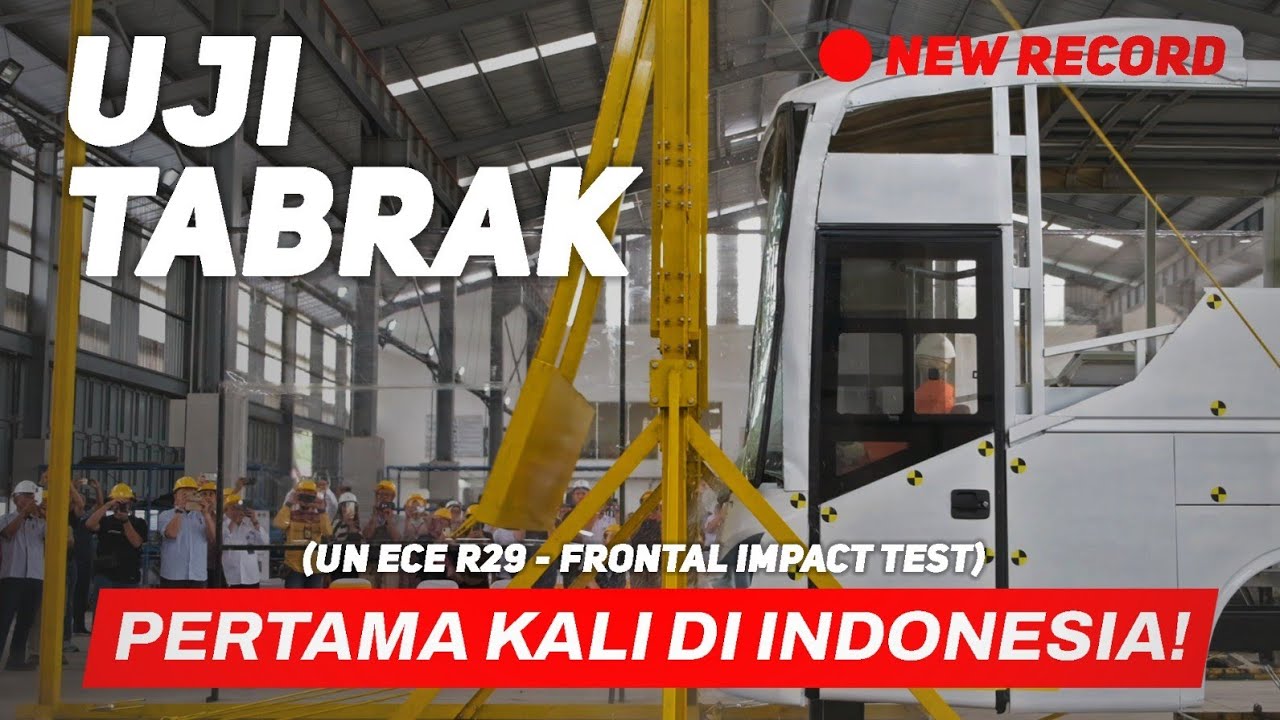 Karoseri Bus Pertama di Indonesia yang melakukan FRONTAL IMPACT TEST ...