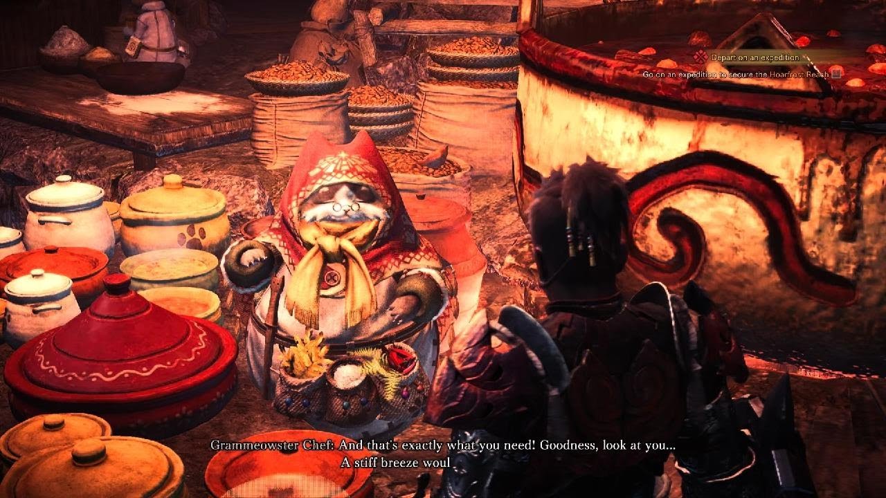 Monster Hunter World: Iceborne. A meal in Seliana - YouTube