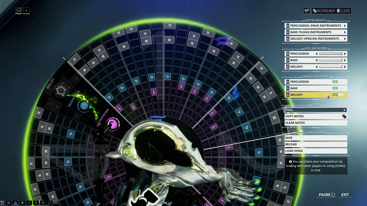 Warframe Mandachord: Mnemonic Atomic (Charlie Murder) - YouTube