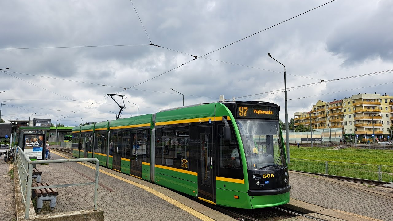 MPK Poznań | Linia 97 | Siemens Combino #505 | Kierunek Piątkowska ...