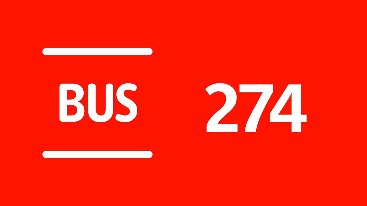 Bus 274, service limité à : Porte des Ternes - YouTube