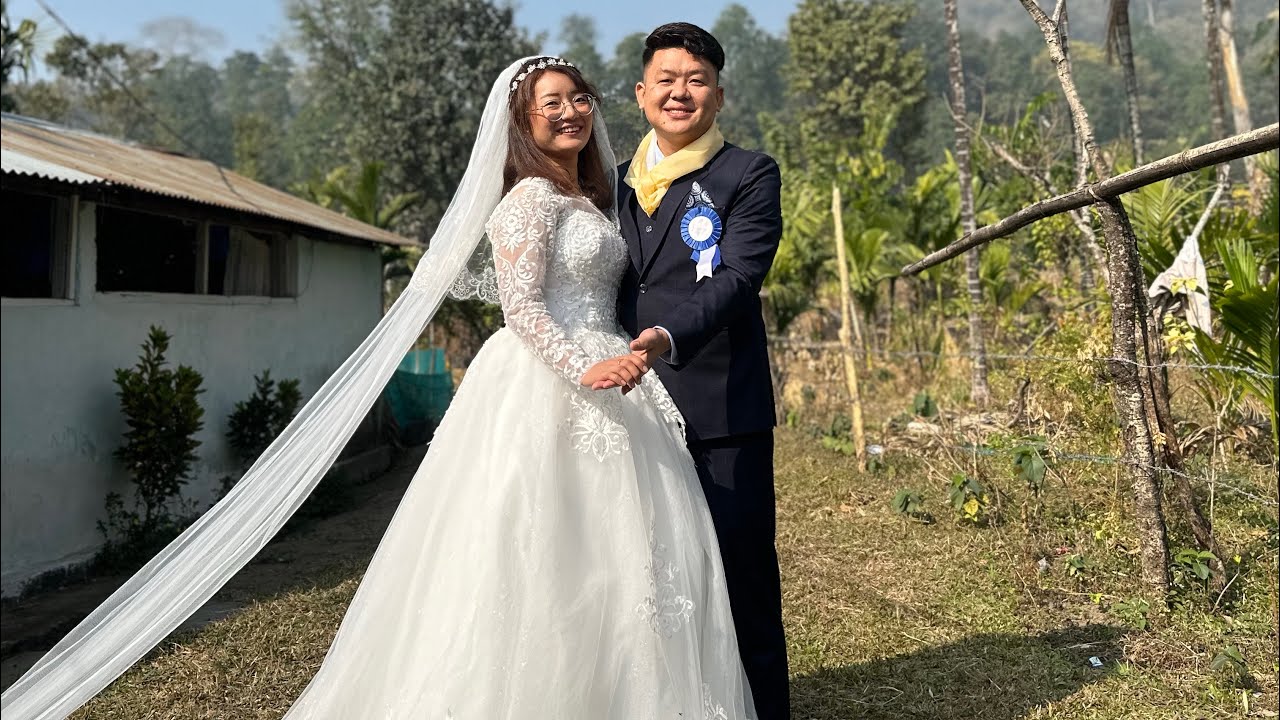 Welcome to my sister wedding || Nepali Christain wedding || Gyemkith ...